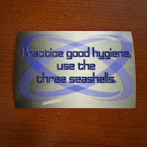 Three Seashells Demolition Man Replica Prop Display - Etsy