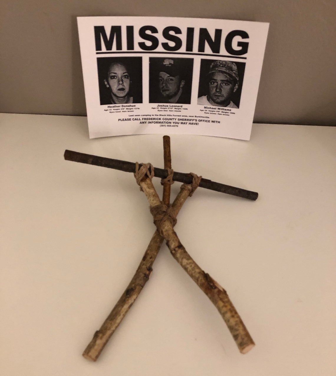 Blair Witch Project Stick Figure Prop Replica | Etsy