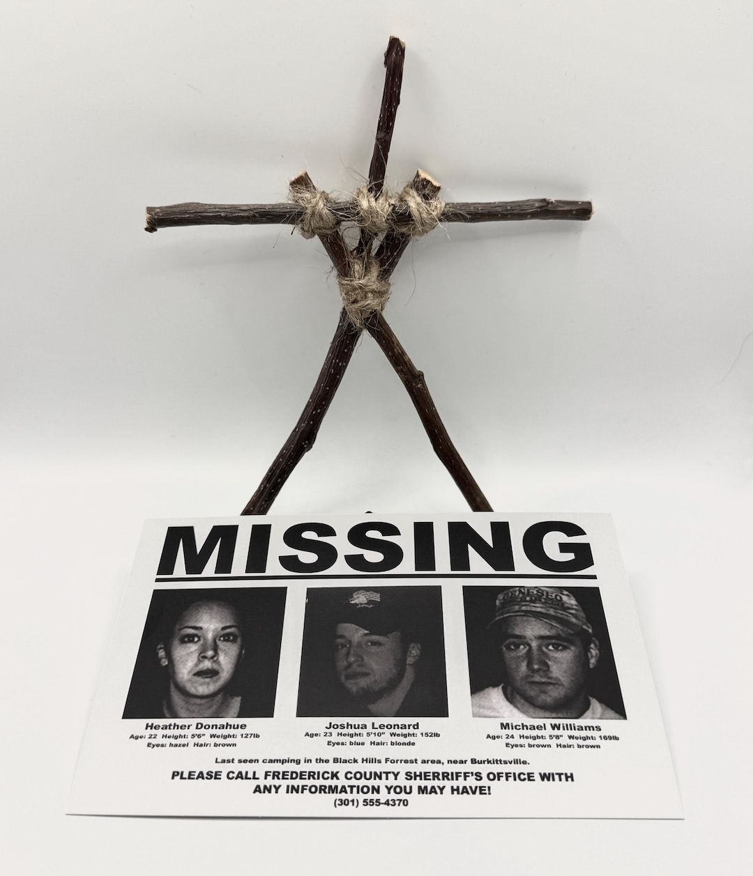 Blair Witch Project Stick Figure Prop Replica - Etsy