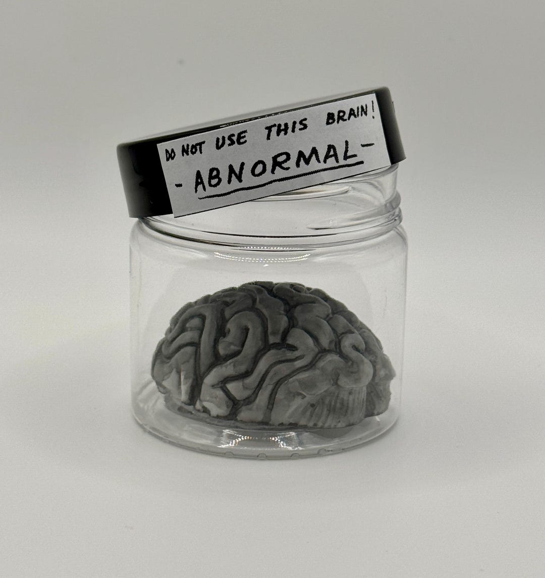 Abnormal Brain Black & White Mini Prop Replica Young Frankenstein - Etsy