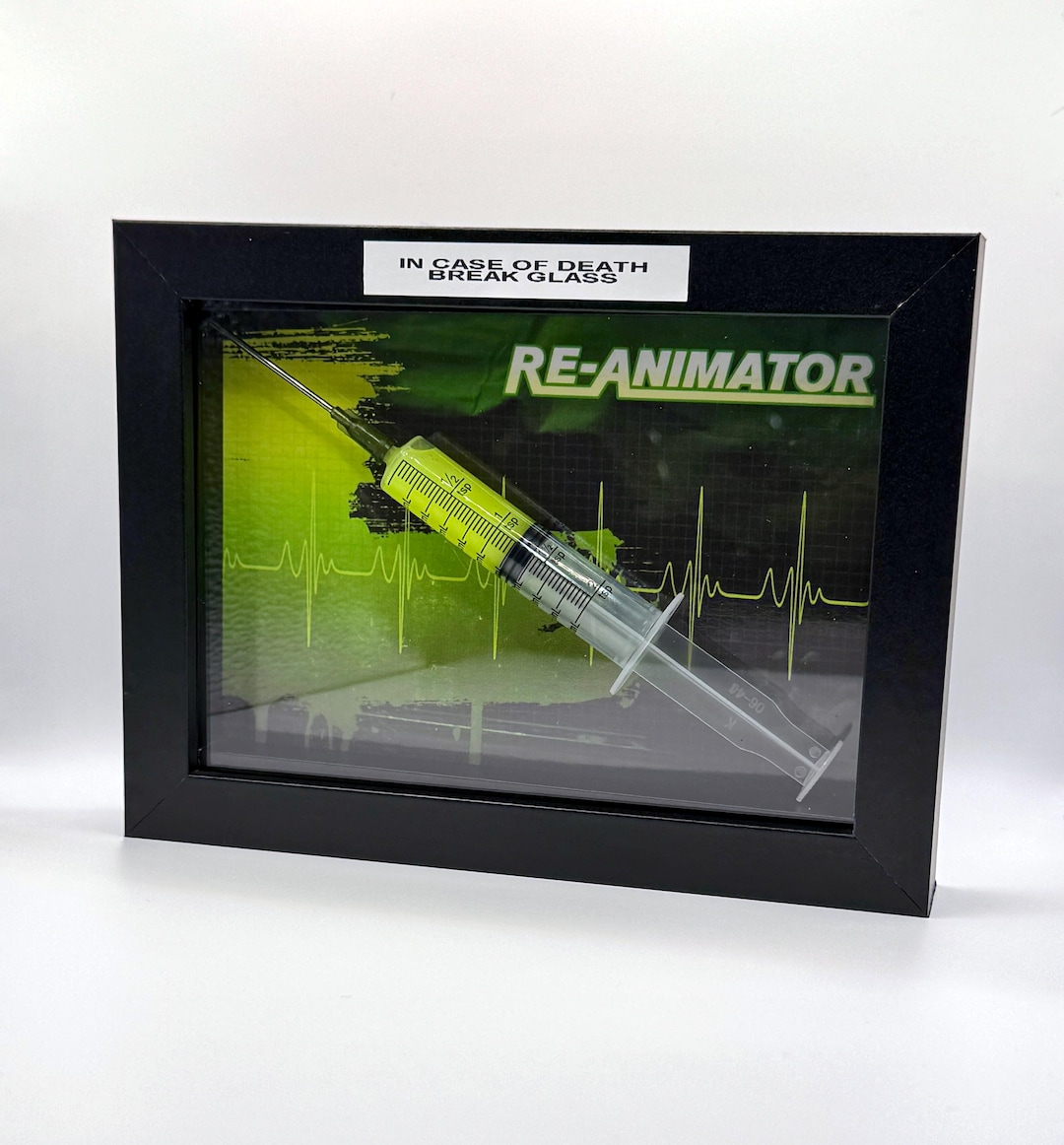 Re-animator Prop Replica Reagent Syringe Shadowbox - Etsy