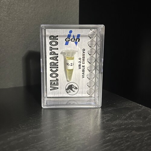 Velociraptor DNA Embryo Jurassic Park Prop Replica - Etsy