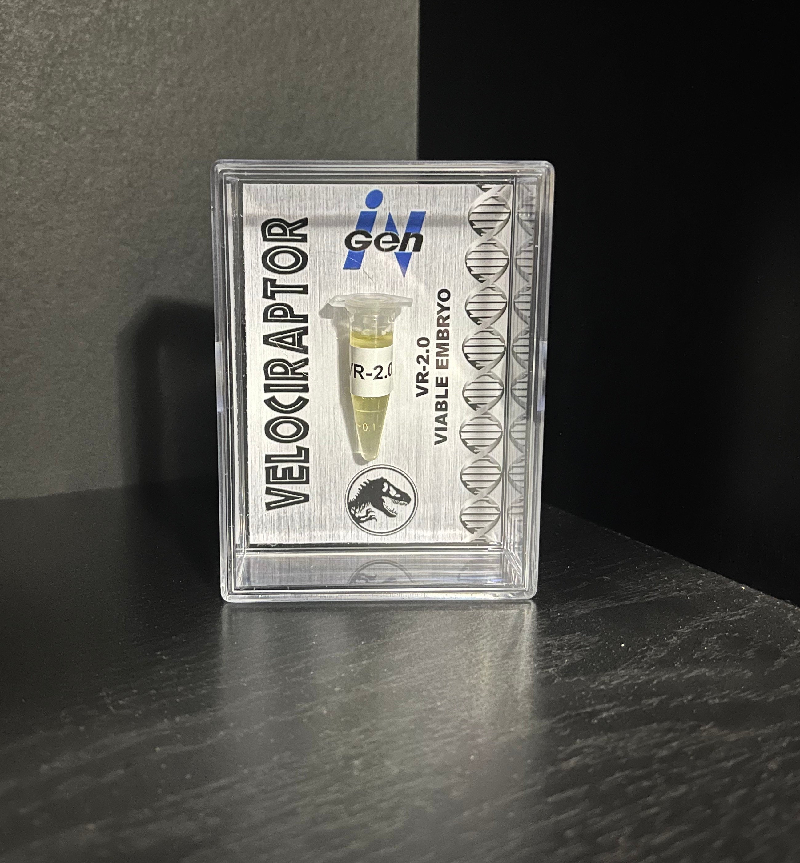 Velociraptor DNA Embryo Jurassic Park Prop Replica - Etsy Singapore