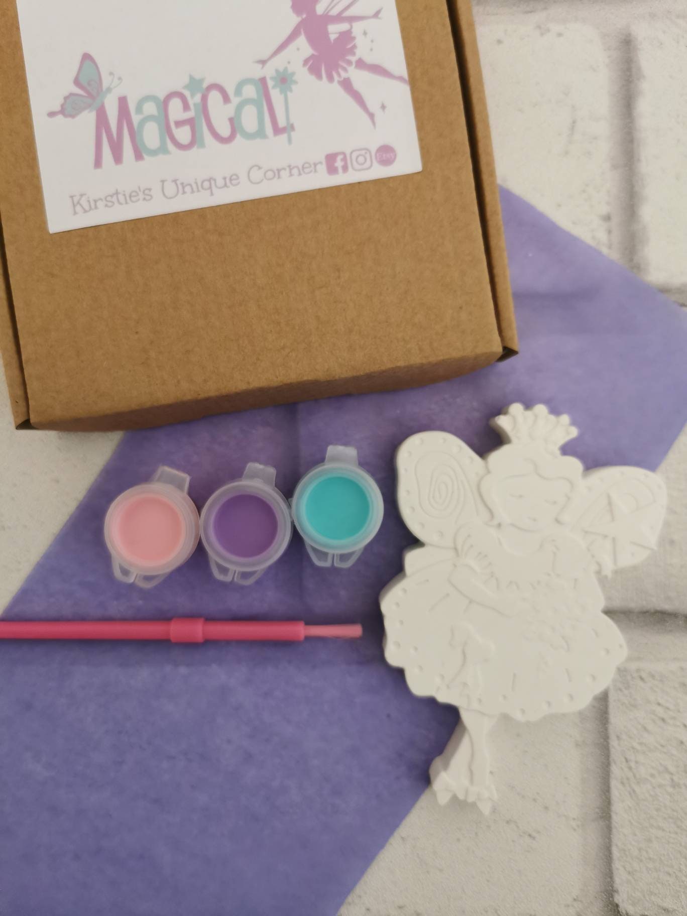 Fairy Craft Kit Paint Your Own Budget Friendly. Kids Craft - Etsy UK