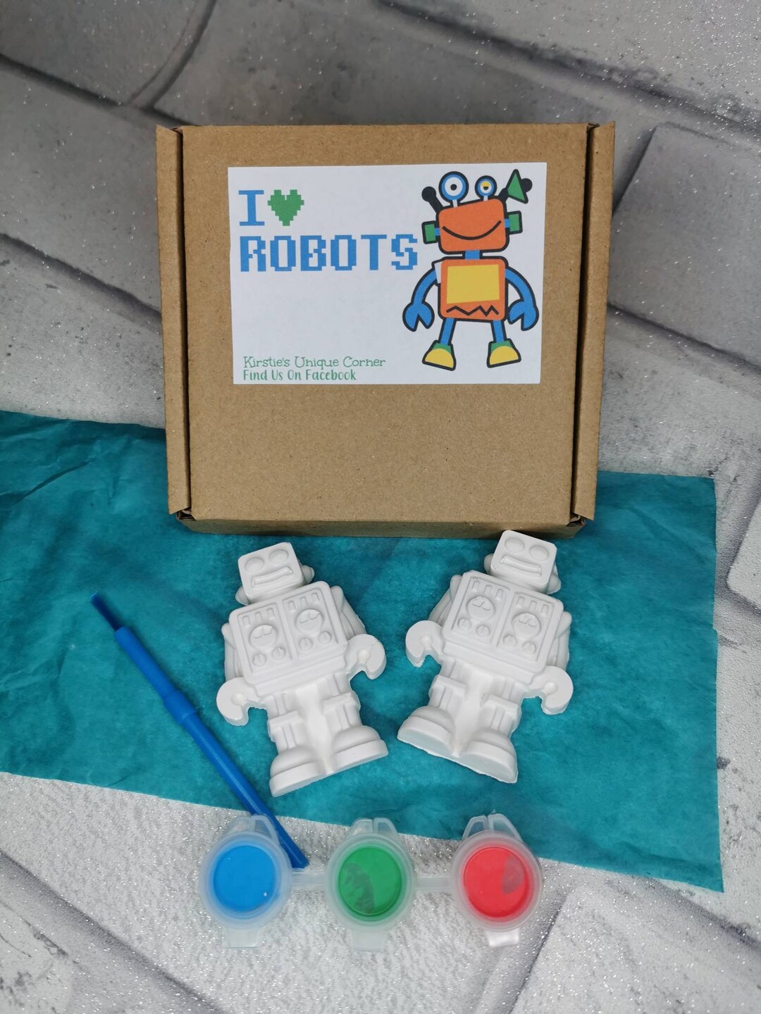 Robot Craft Kit. Kids Craft Kit. Childrens Craft Kit. Easter Gift ...