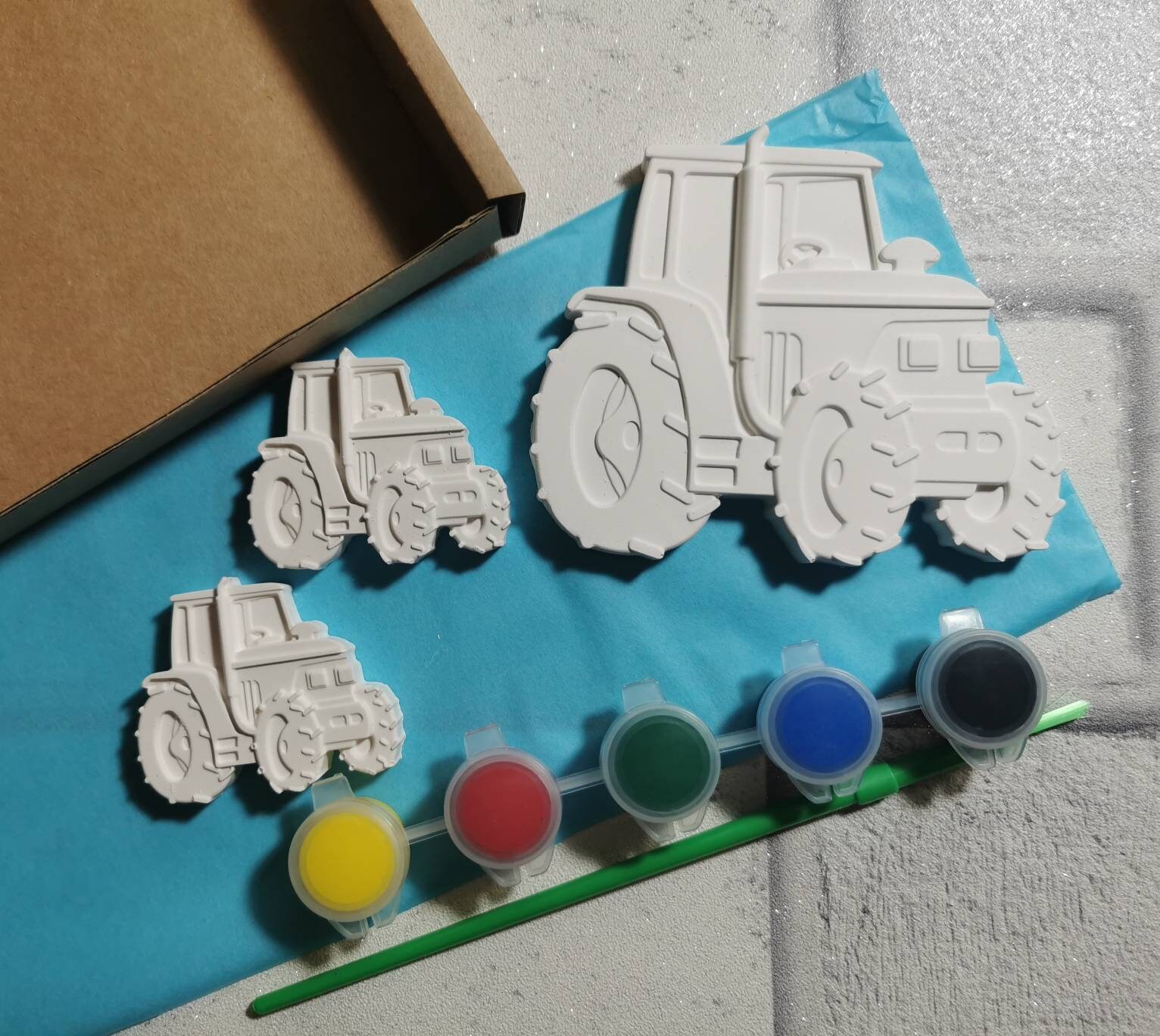 Tractor Craft Kit for Children. Craft Kit. Tractor Lover. | Etsy