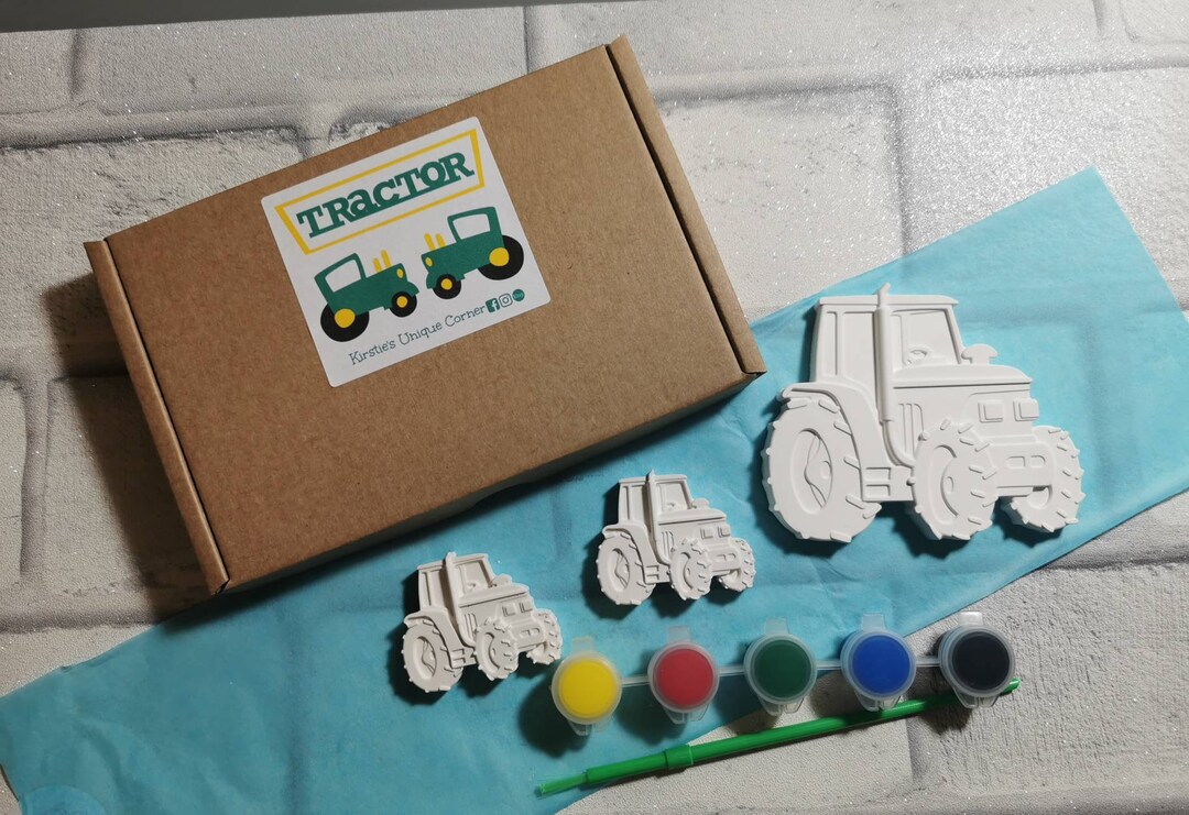 Tractor Craft Kit for Children. Craft Kit. Tractor Lover. - Etsy