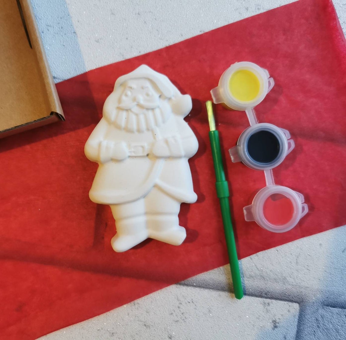 Christmas Santa Craft Kit. Kids Craft Kit. Children's - Etsy UK