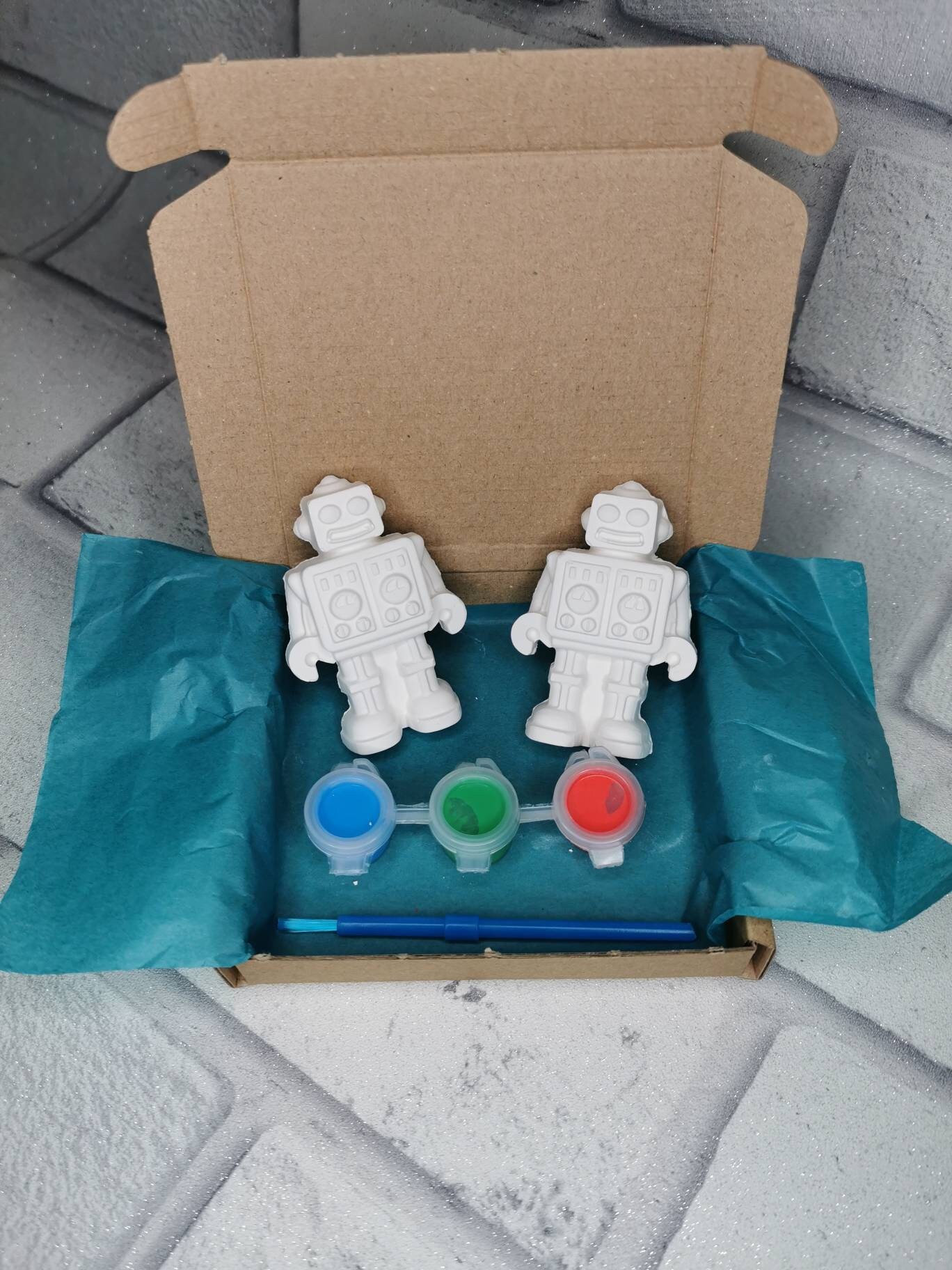 Robot Craft Kit. Kids Craft Kit. Childrens Craft Kit. Easter - Etsy UK