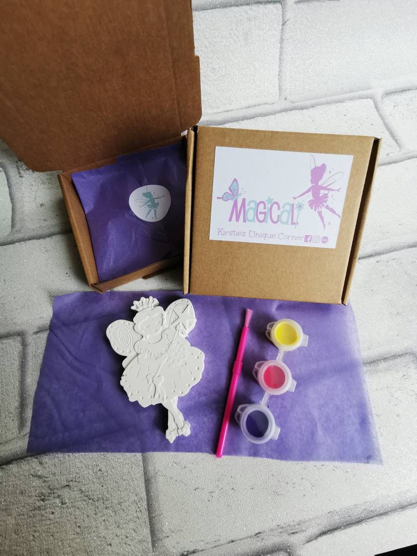 Fairy craft kit paint your own budget friendly. Kids craft | Etsy
