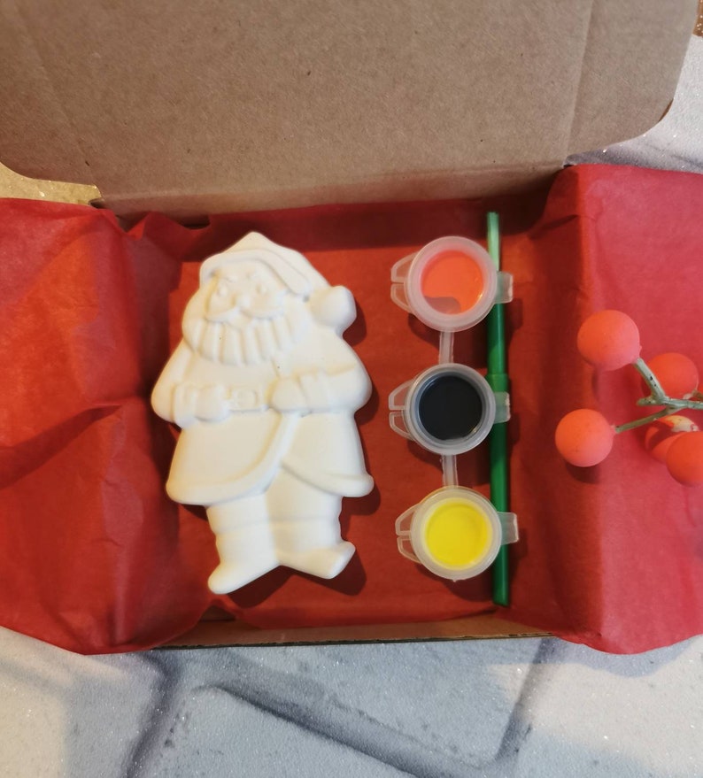 Christmas Santa Craft Kit. Kids Craft Kit. Children's Crafts, Birthday ...