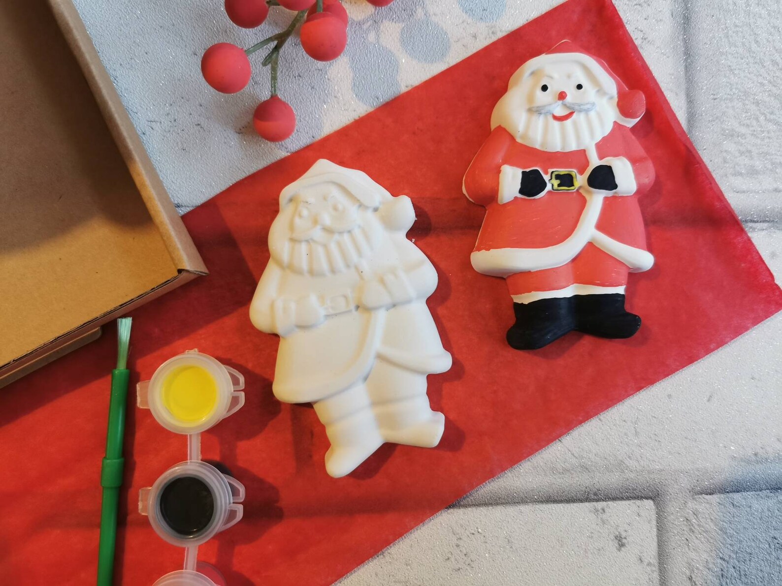 Christmas Santa Craft Kit. Kids Craft Kit. Children's Crafts, Birthday ...