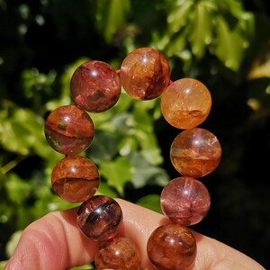 Fire Quartz Bracelet & Golden Healer Quartz Bracelet - Rare Combi ...