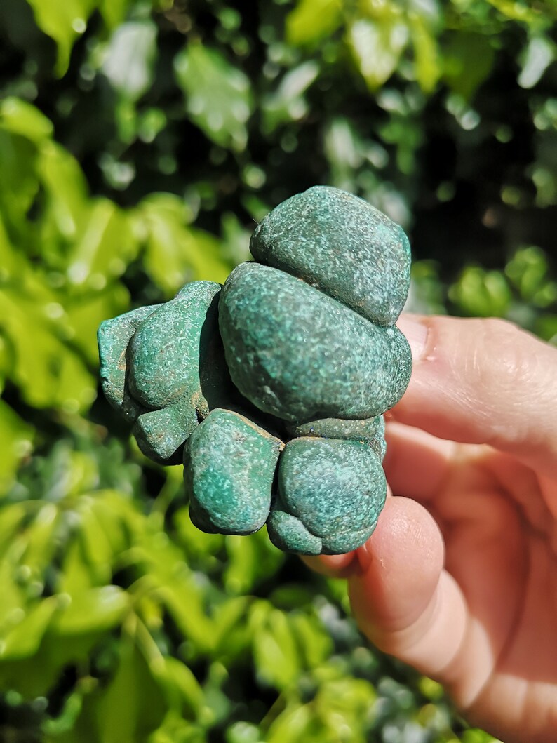 Bubble Malachite Crystal 68g - Raw Bubble Malachite Specimen - Genuine ...
