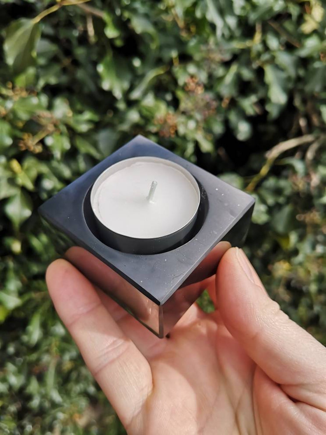 Shungite Tealight Holder - Genuine Karelian Shungite Candle Holder ...