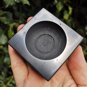 Shungite Tealight Holder - Karelian Shungite Candle Holder - Shungite ...