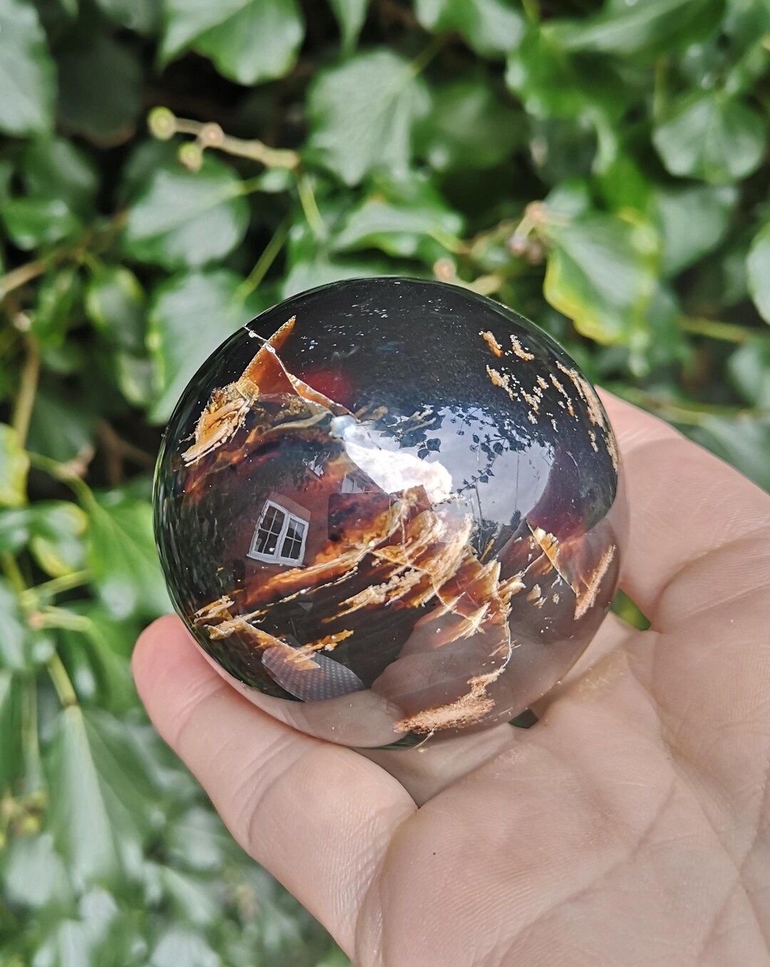 Amber Sphere 125g Large Size - Hand Carved Amber Sphere 61mm - XL ...