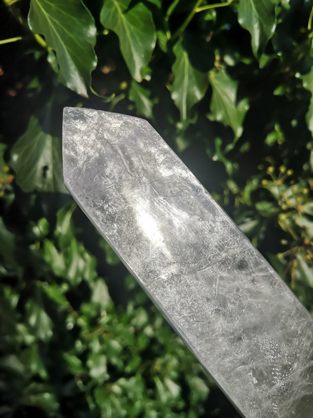 Large Selenite Tower Rare Selenite Obelisk 280mm Raw Selenite Sheet ...