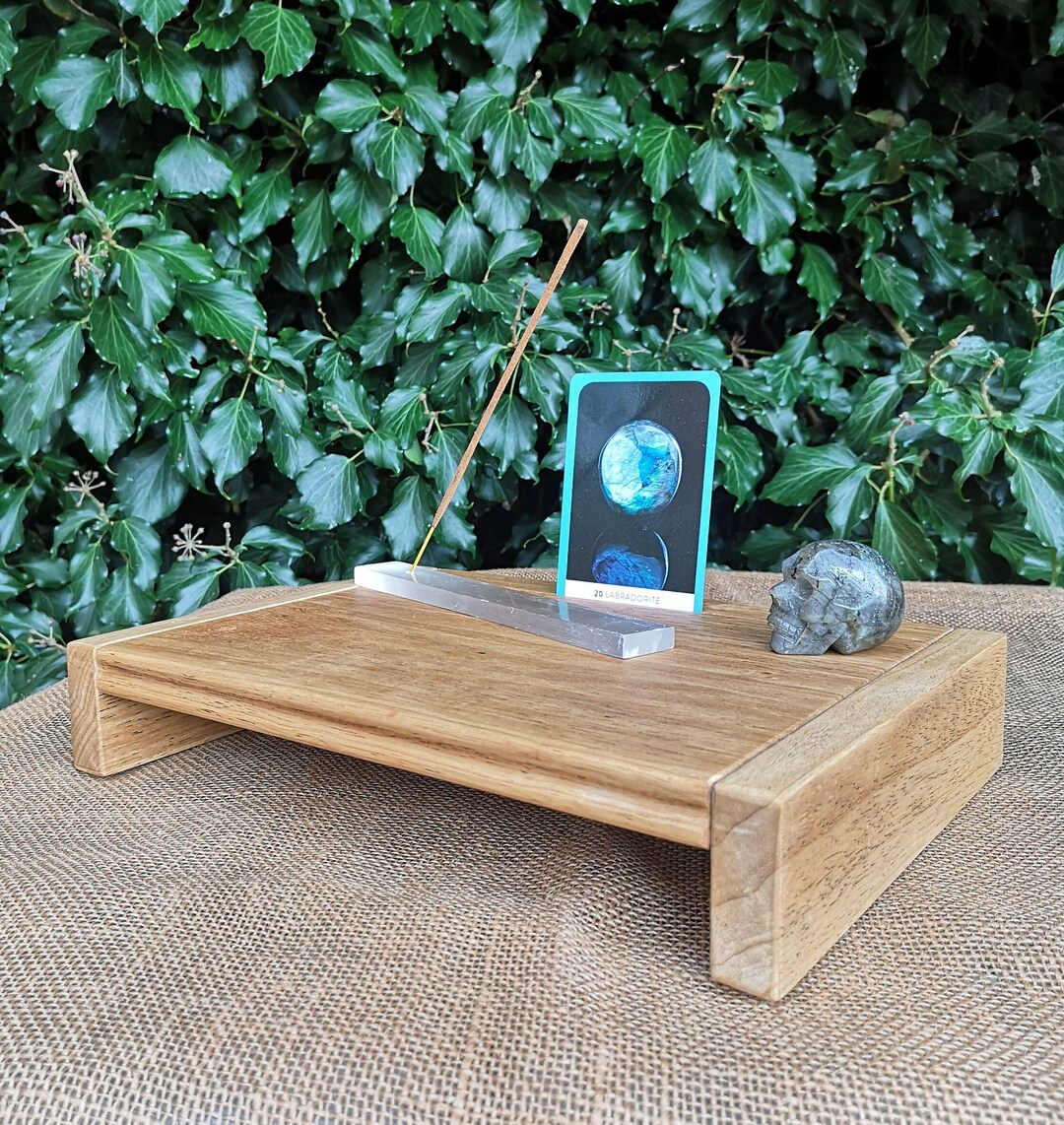 Recycled Handmade Simple Wooden Altar - Handmade Wooden Display Shelf ...