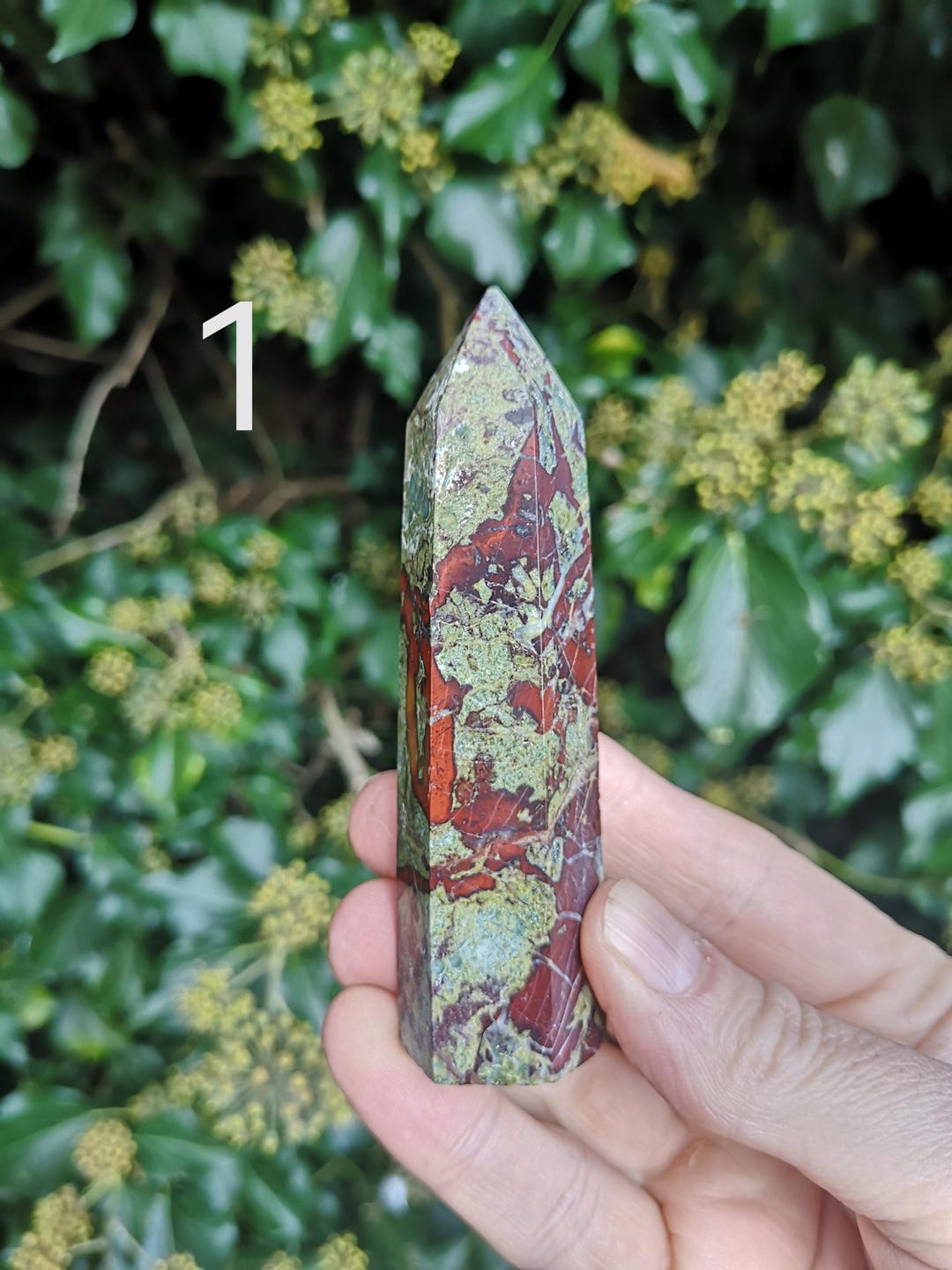 Rare Dragons Blood Jasper Tower - Carved Dragons Stone Point - Dragons ...