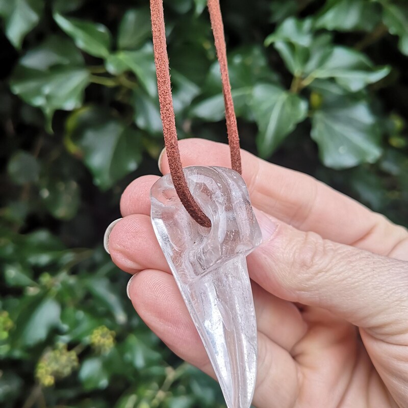 Carved Raven Amulet - Etsy UK