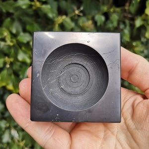 Shungite Tealight Holder - Karelian Shungite Candle Holder - Shungite ...