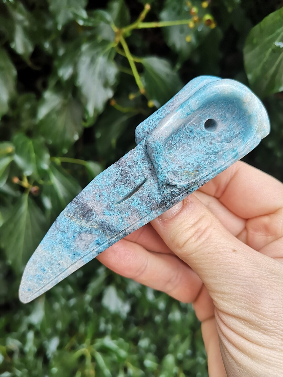 Banded Trolleite Raven Skull Crystal Skull - 4.5inch Trolleite Quartz ...