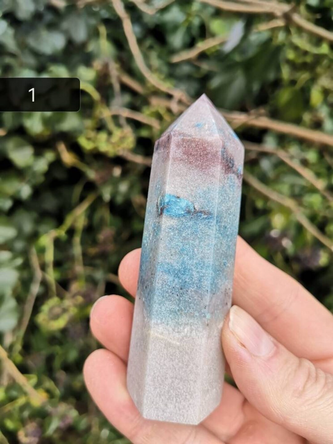 Trolleite Tower -trolleite Quartz Crystal Point - Banded Trolleite ...