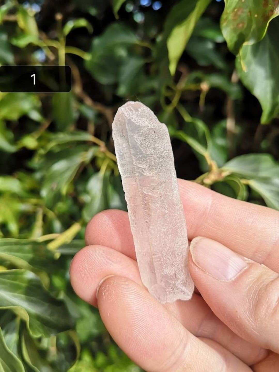 Nirvana Quartz Crystal Natural Point Ice Quartz Free Form Raw Nirvana Crystal Himalayan Clear ...