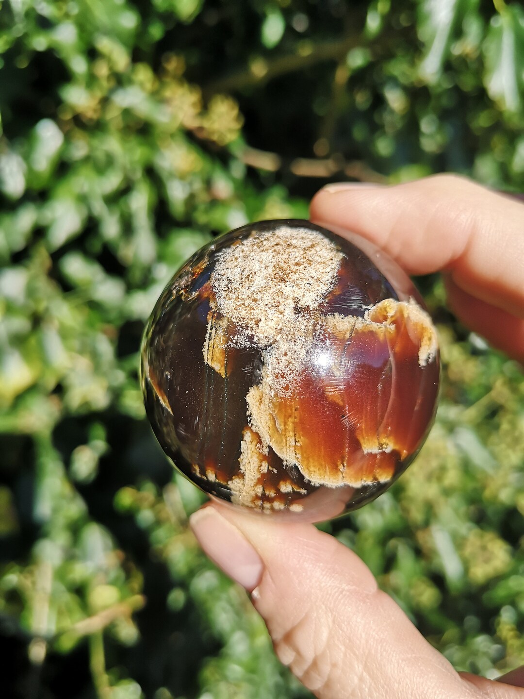 Sumatran Amber Sphere Hand Carved 50mm Natural Amber Sphere 63g ...
