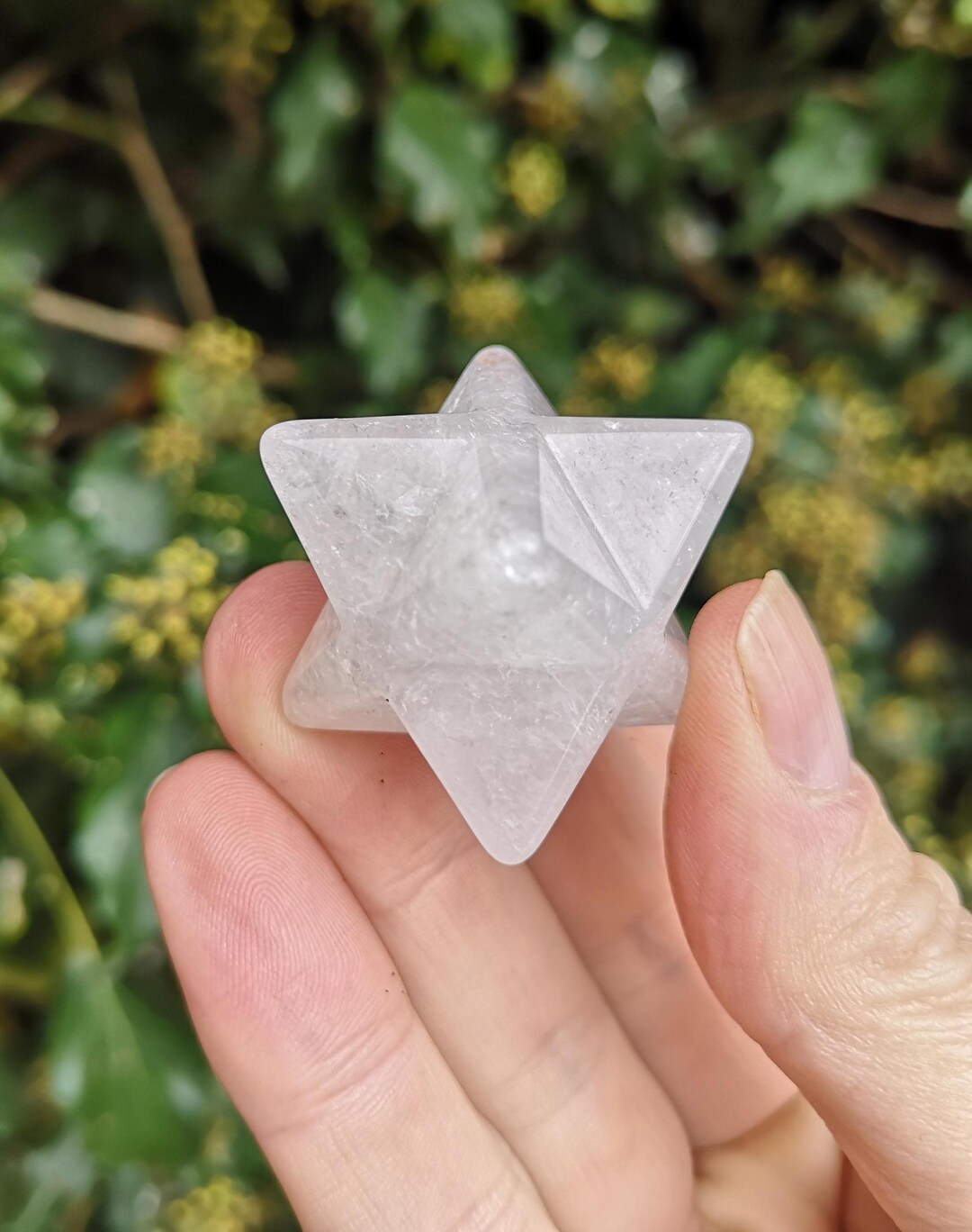 Clear Quartz Crystal Merkaba - Rock Quartz Merkabah Star Gemstone ...