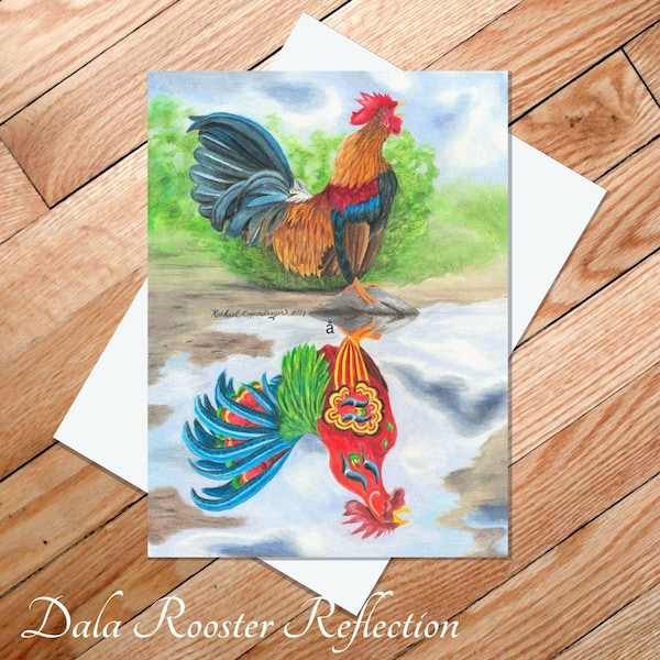 Dala Roosters - Etsy