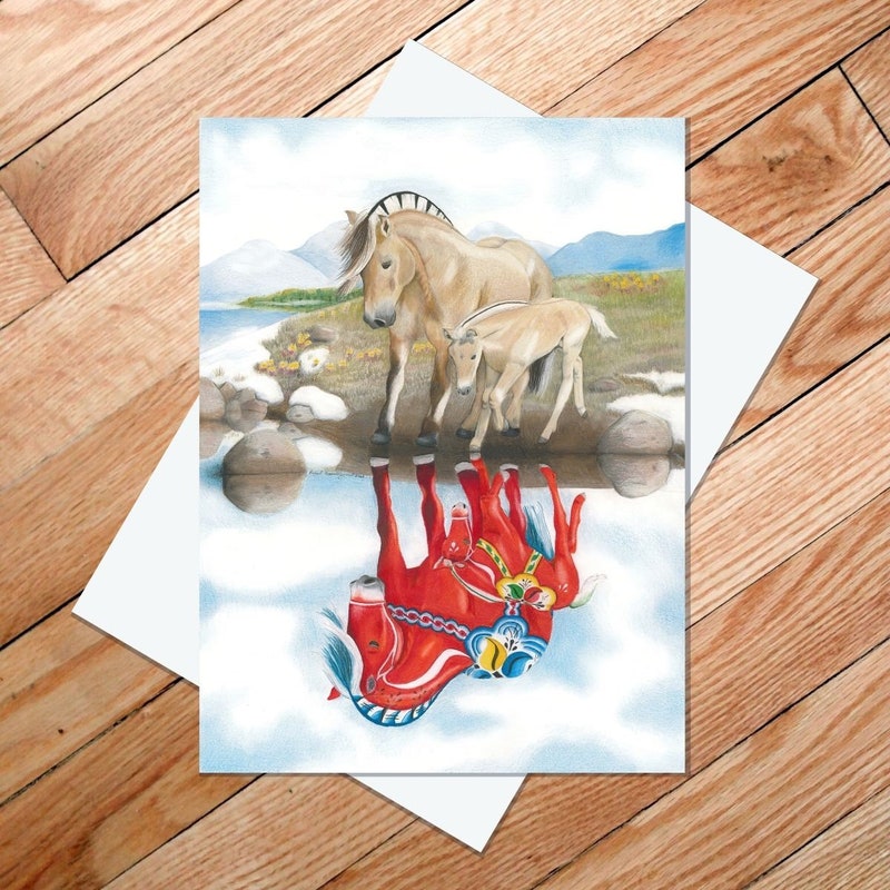 Norwegian Dala Horse - Etsy