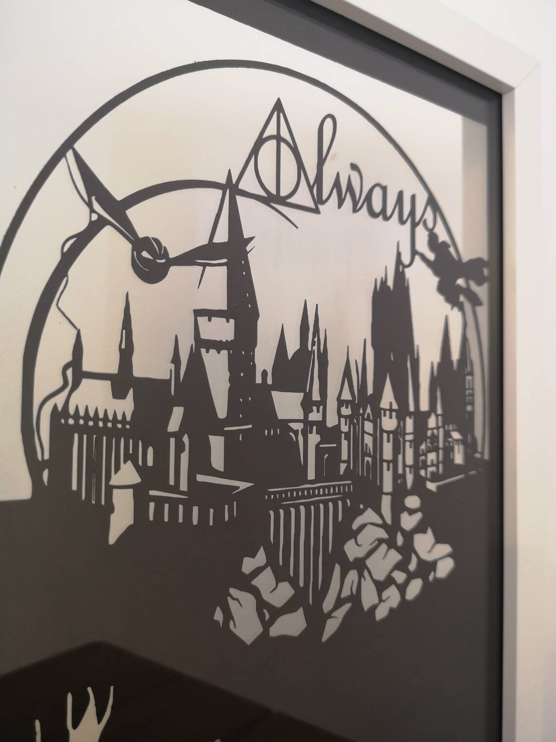 Always - Harry Potter Inspired Paper Cut in Floating Frame - Etsy UK