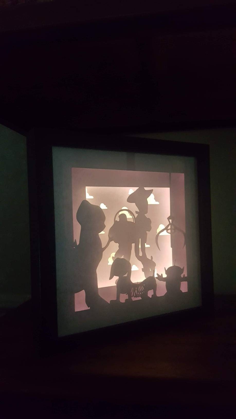 You Got A Friend In Me.... Toy Story inspired Light up Shadow Box