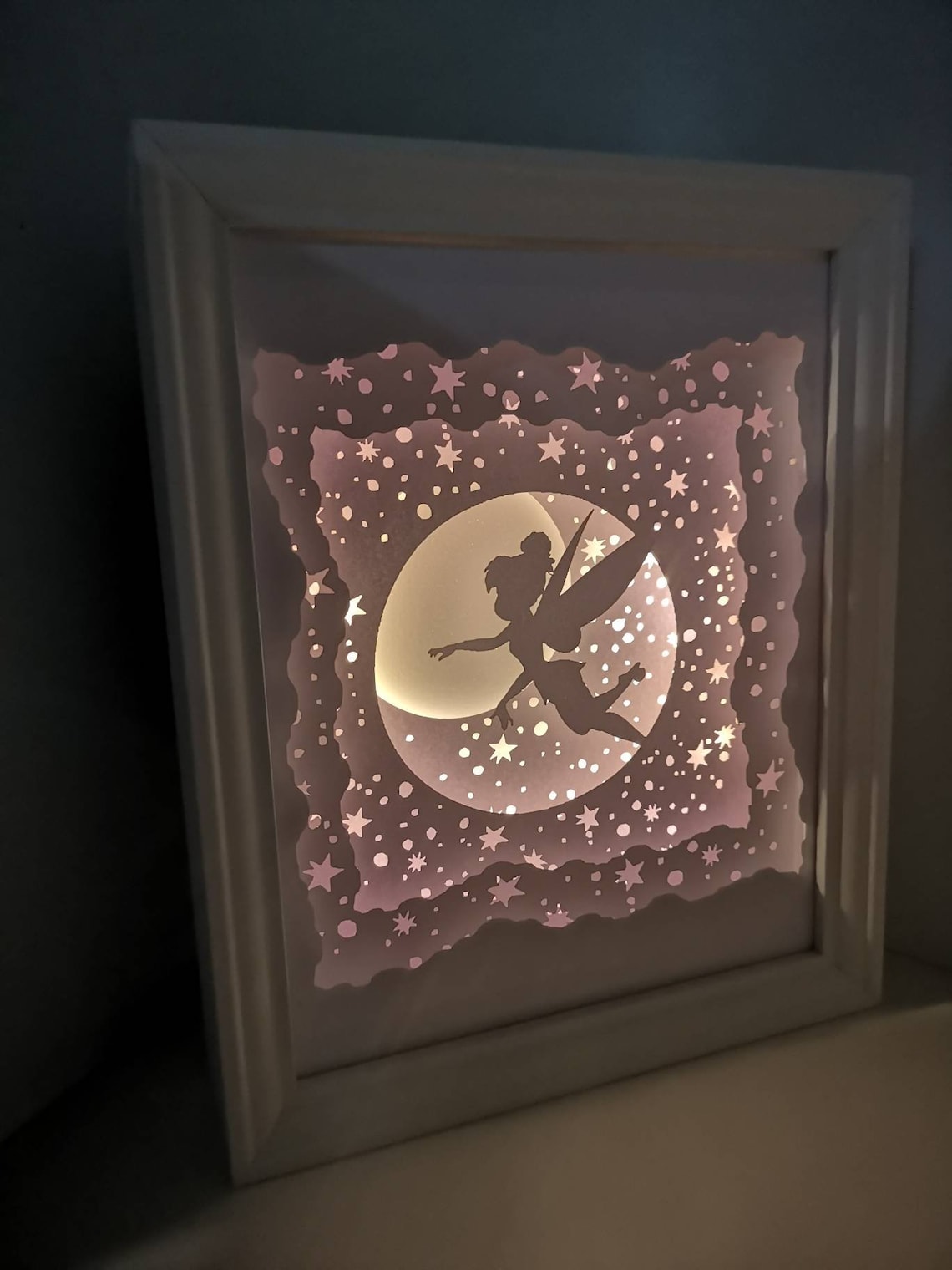 Think Happy Thoughts Tinkerbell and Peter Pan Inspired Light - Etsy UK
