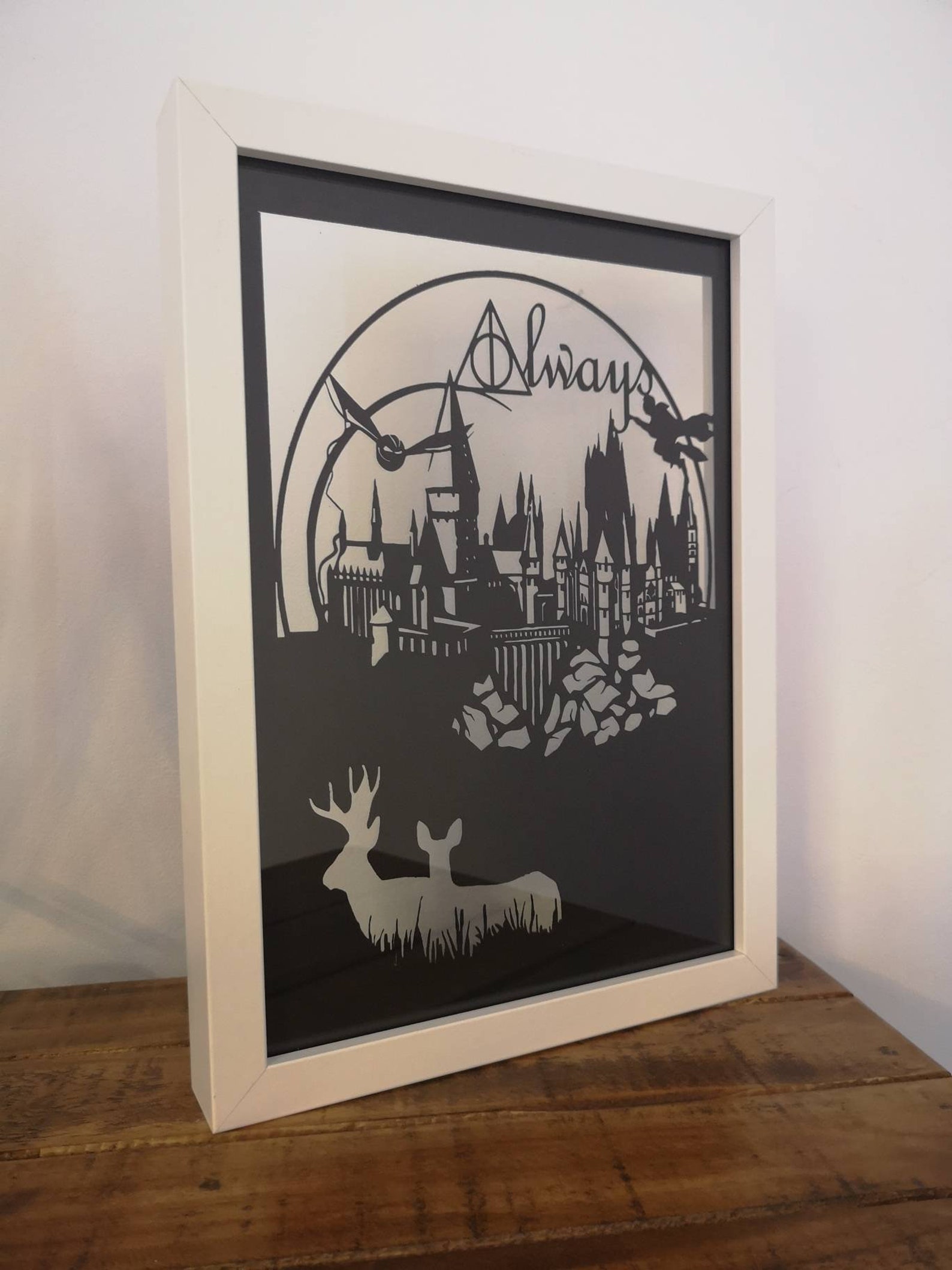 Always - Harry Potter Inspired Paper Cut in Floating Frame - Etsy UK