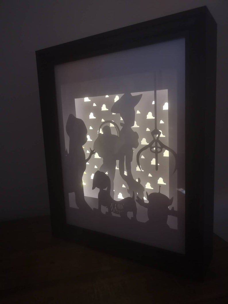 You Got A Friend in Me.... Toy Story Inspired Light up Shadow | Etsy UK