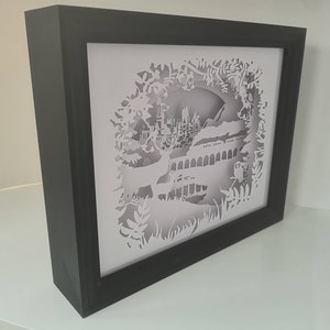 Welcome to Hogwarts.... Harry Potter Inspired Light up Shadow Box ...