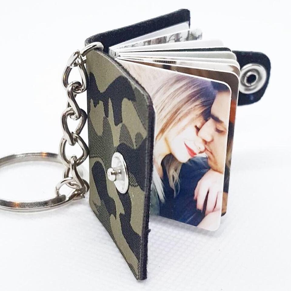 Mini Photo Album Keychain Personalized Valentines Day Gift - Etsy