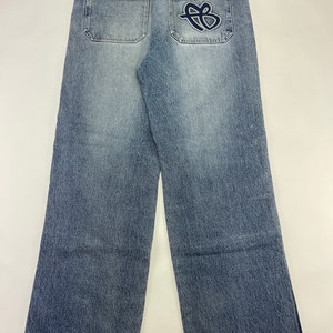 FUBU Jeans, Blue Vintage Baggy Jeans, Carpenter Loose Fit, 90s Hip Hop Clothing, 1990s Hip-hop ...
