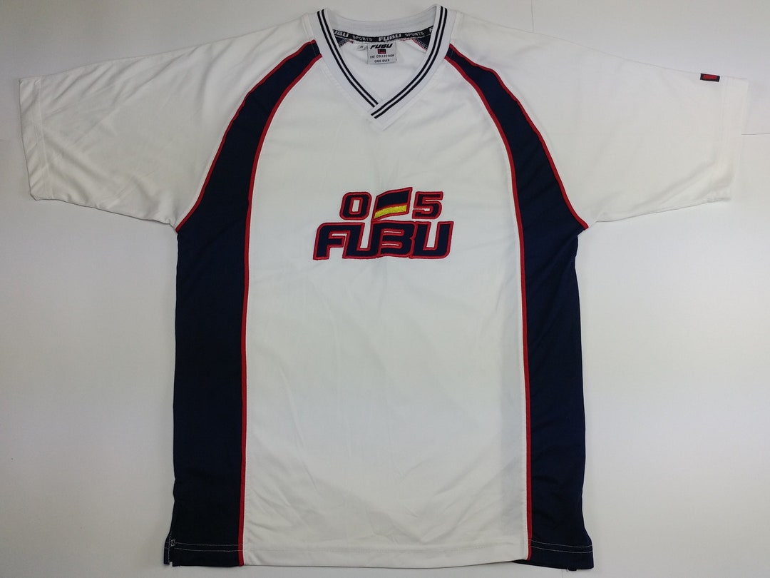 FUBU Jersey White Vintage Hip Hop T-shirt 90s Hip Hop - Etsy
