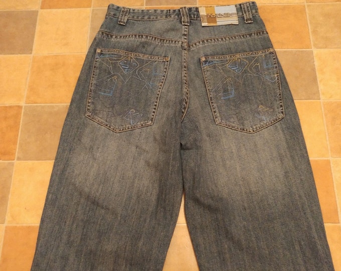 KARL KANI Jeans Blue Vintage Baggy Kani Jeans Loose Pants - Etsy