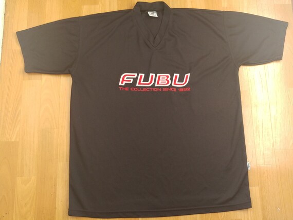 FUBU jersey vintage t-shirt black Fubu shirt 90s hip-hop | Etsy
