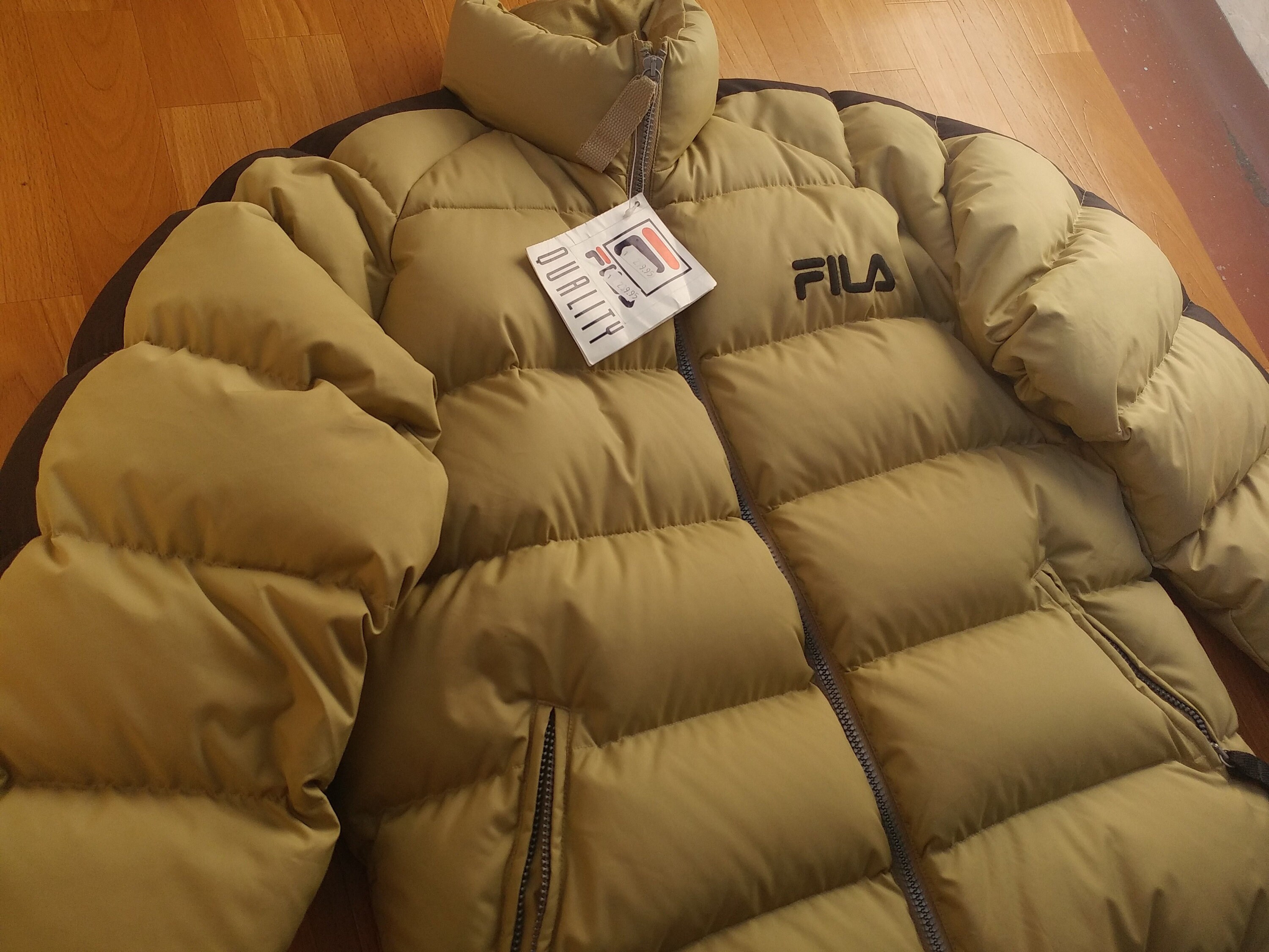 FILA Jacket Deadstock Vintage Down Puffer Jacket 90s Hip Hop - Etsy