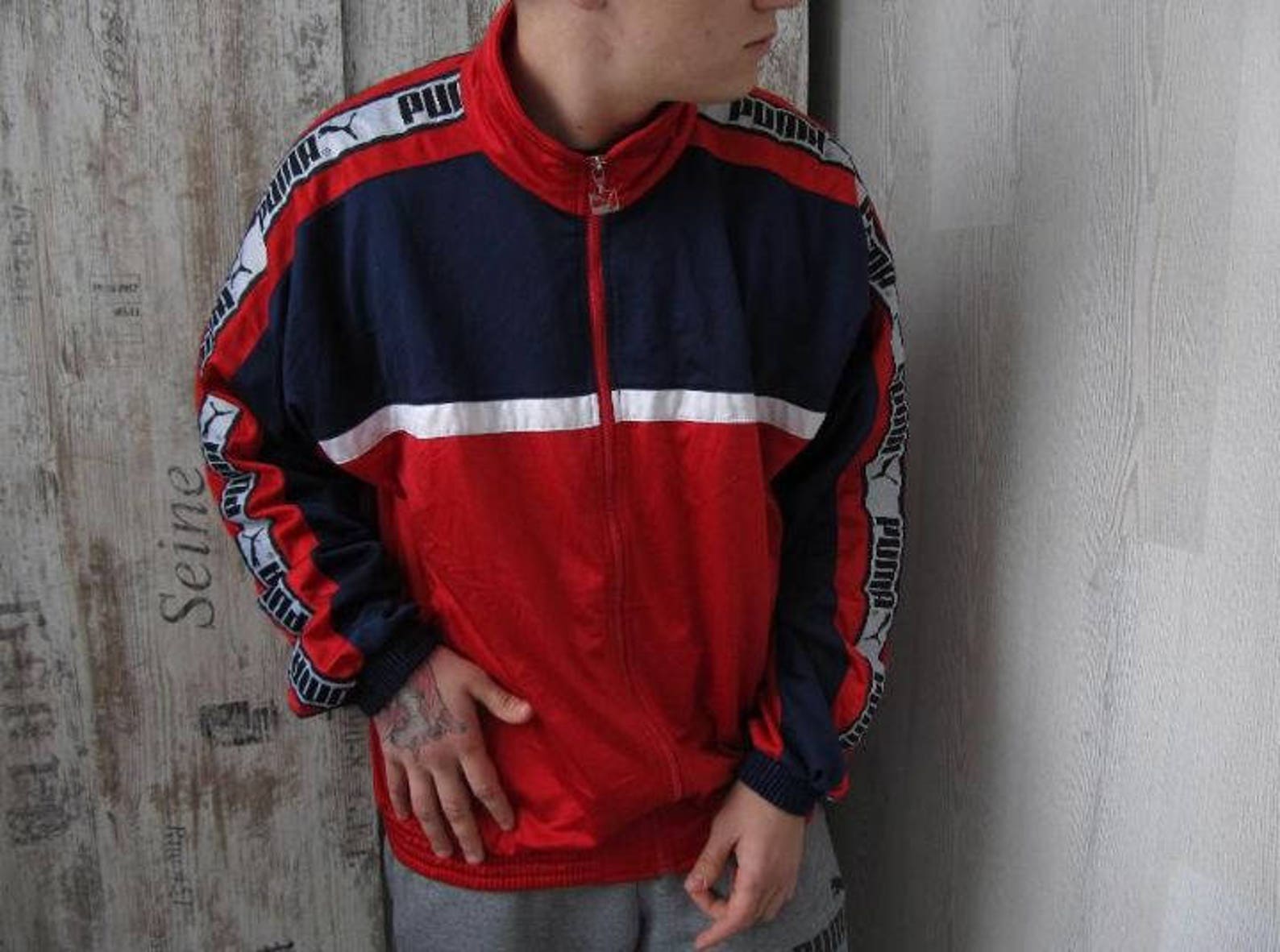 PUMA Jacket Vintage Track Jacket of 90s Hip-hop Clothing | Etsy
