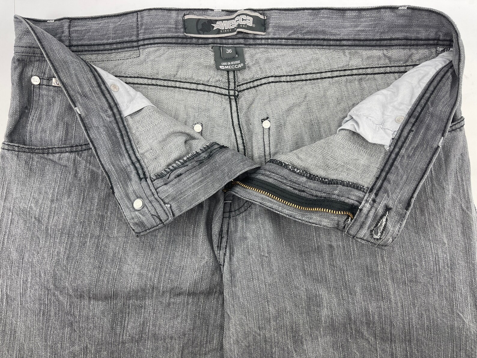 Mecca USA Jeans Black Vintage Baggy Jeans 90s Hip Hop | Etsy