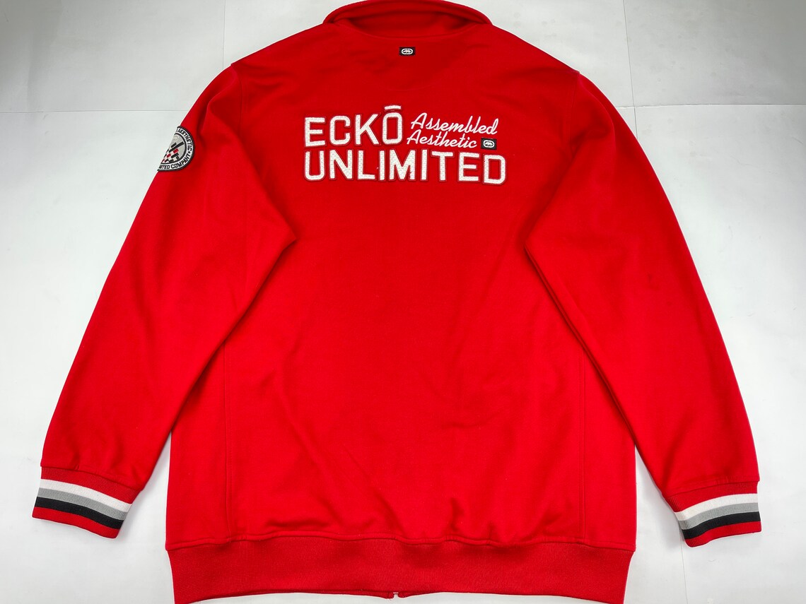 ECKO UNLTD Jacket Red Vintage Ecko Jacket 90s Hip Hop - Etsy UK