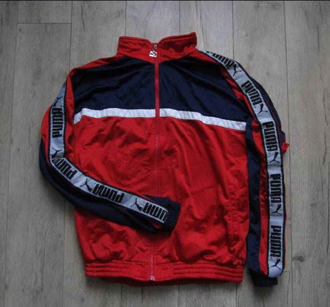 PUMA Jacket Vintage Track Jacket of 90s Hip-hop Clothing - Etsy