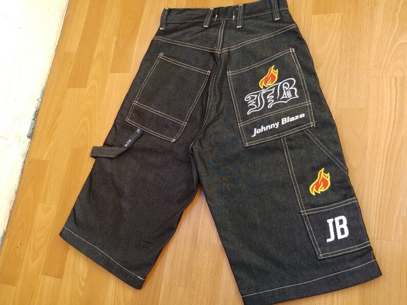 JOHNNY BLAZE jeans shorts official Wu Wear jeans Method Man | Etsy